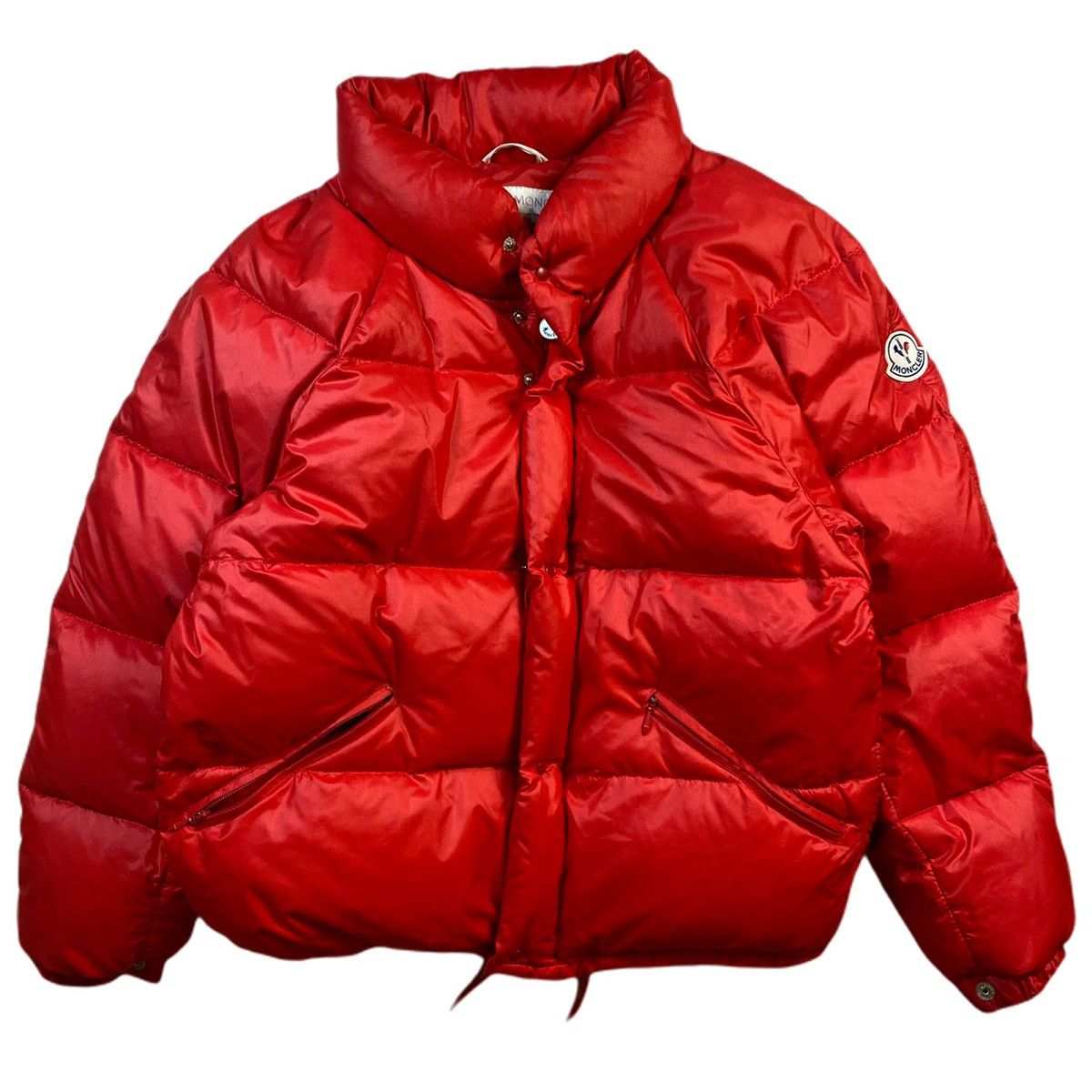 Moncler Red Moncler Puffer jacket | Grailed