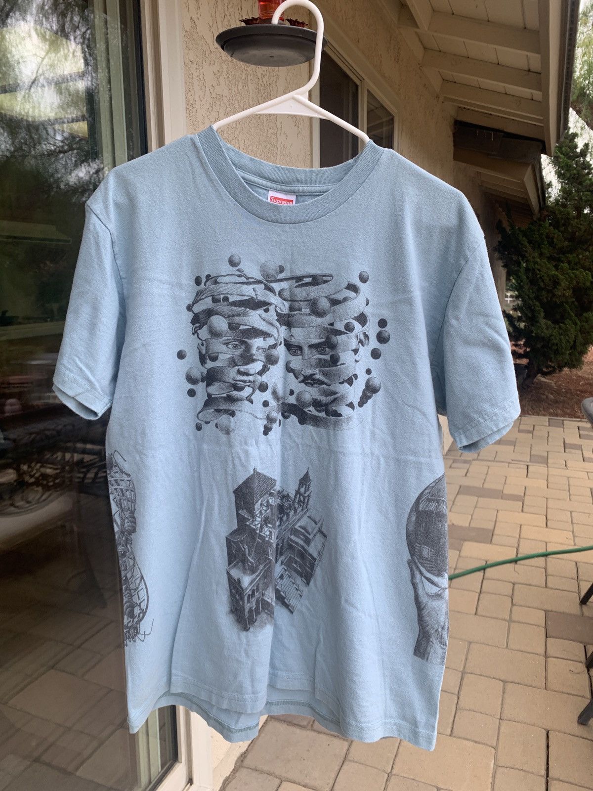 Supreme MC Escher Collage Tee | Grailed