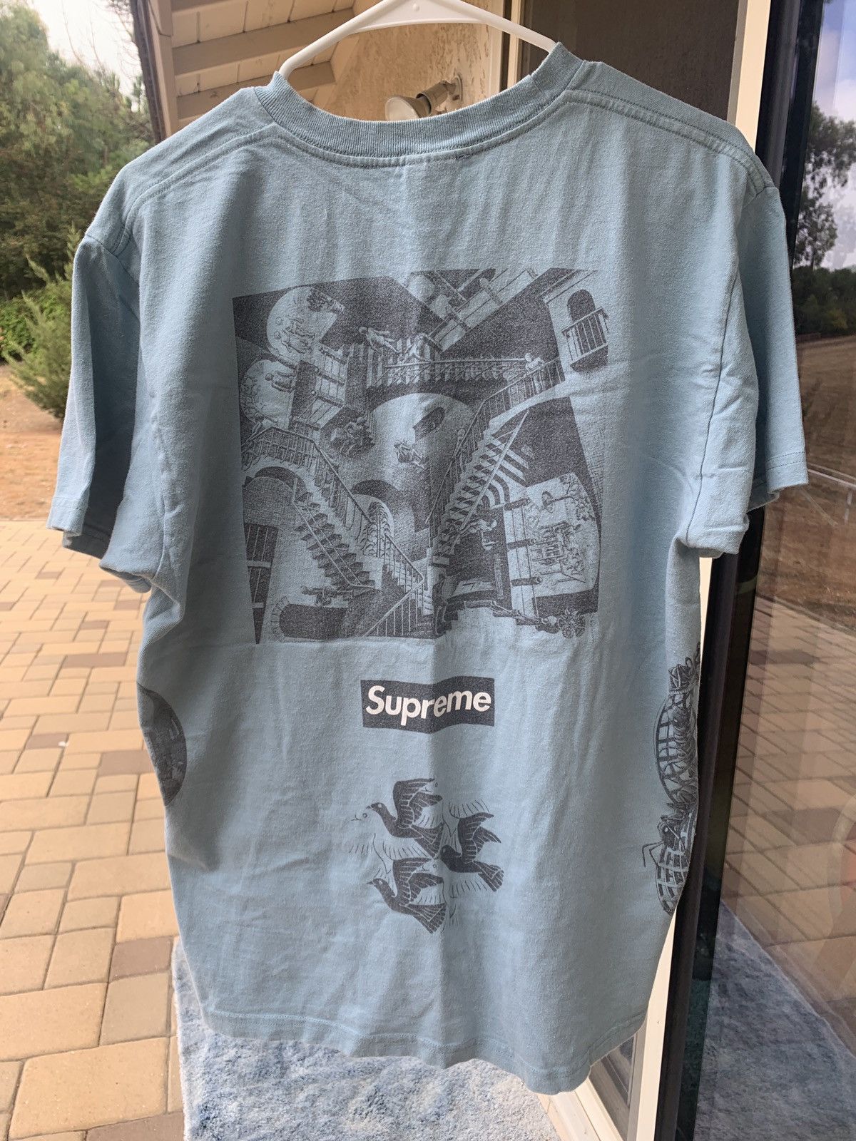 Supreme MC Escher Collage Tee | Grailed
