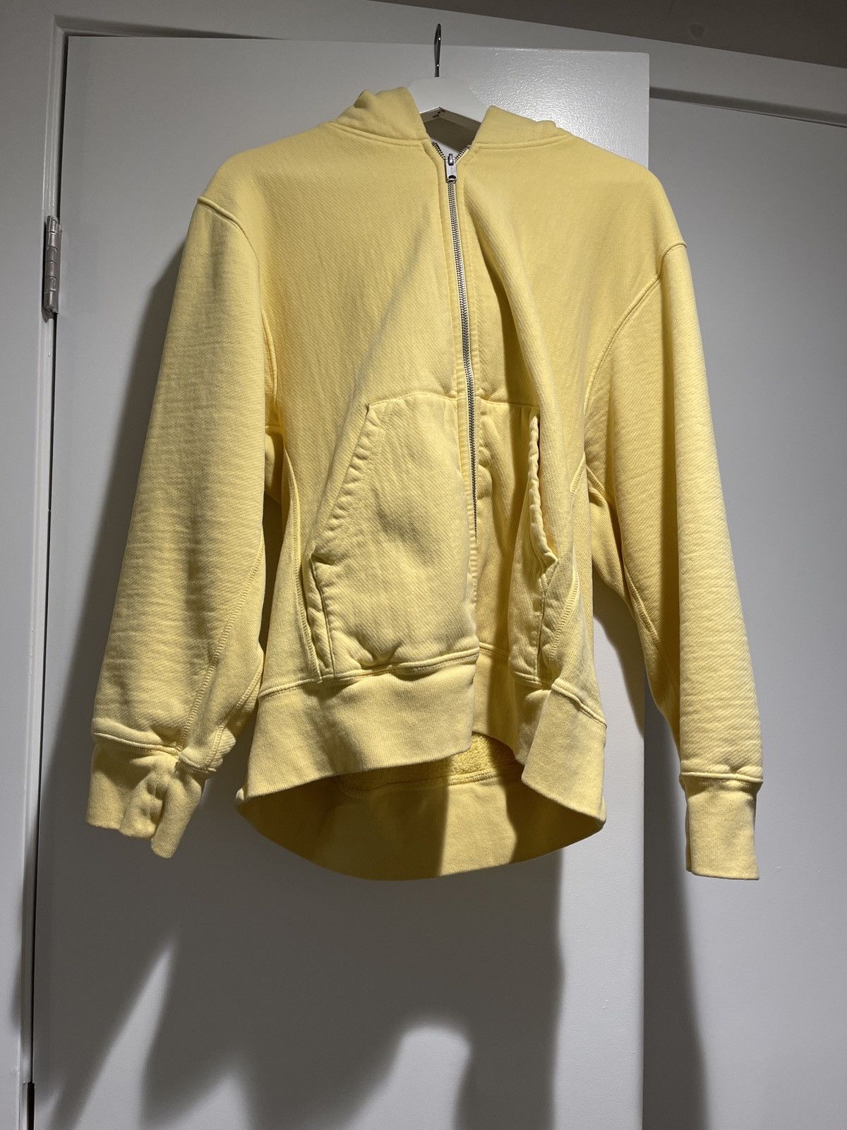 Yeezy Season Yeezy Season 3 Yellow Zip-Up Hoodie | Grailed