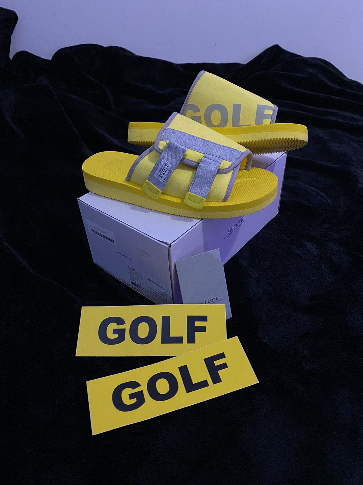 Golf Wang × Suicoke Suicoke x Golf Wang Kaw Sandals Yellow | Grailed