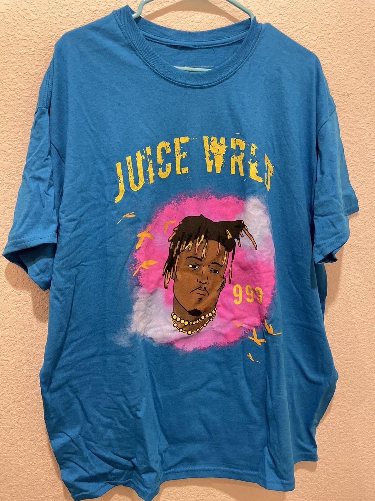 999 Club Juice Wrld Blue Above Tee 999 Club Size XL | Grailed