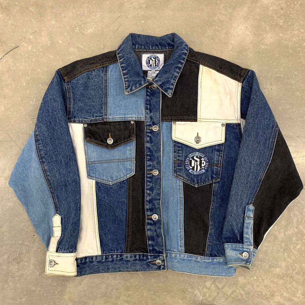 Vintage Vintage 90’s Multi-Patch Denim Jacket | Grailed