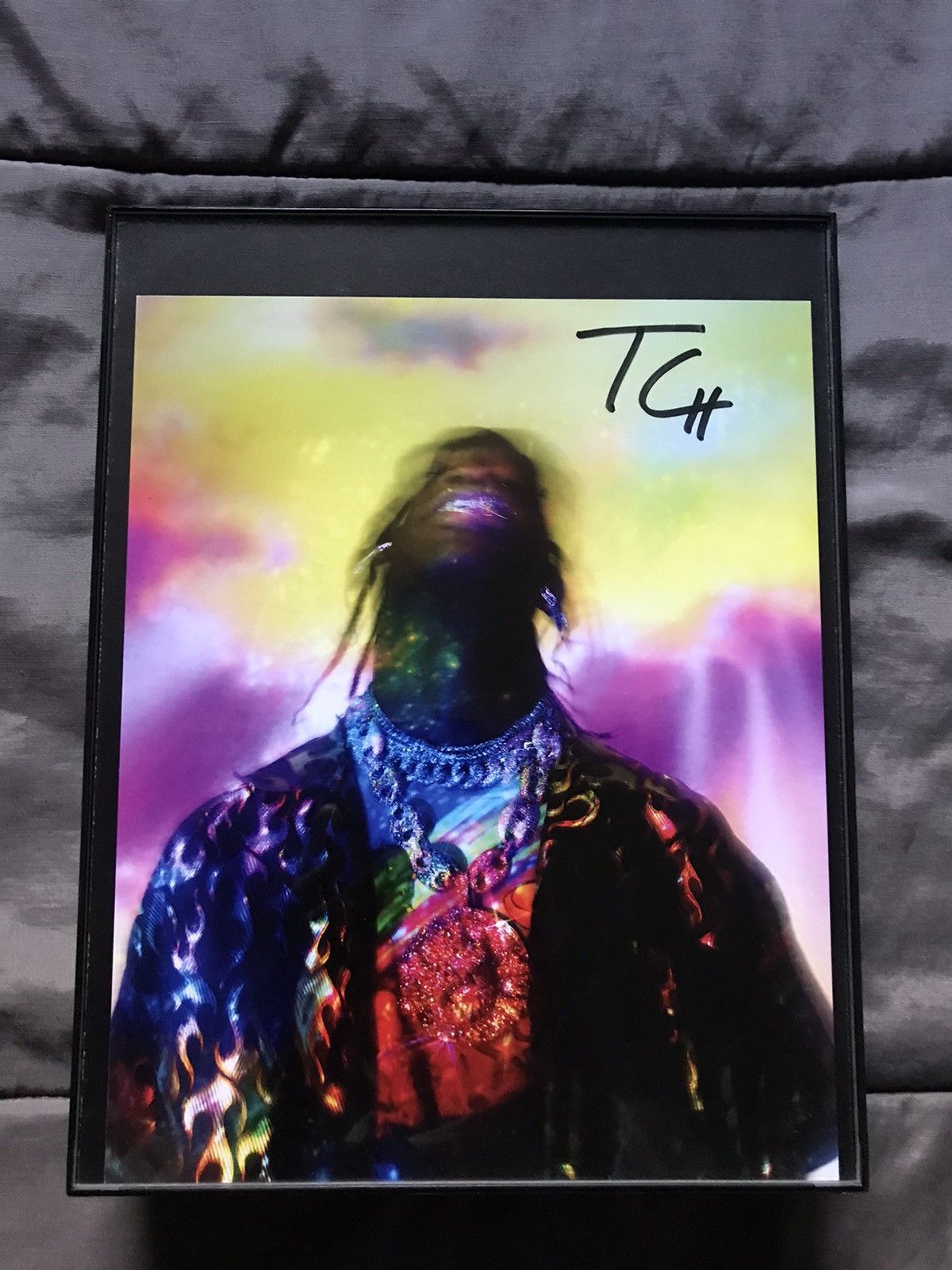 Travis Scott Travis Scott Signed Lithograph | Grailed