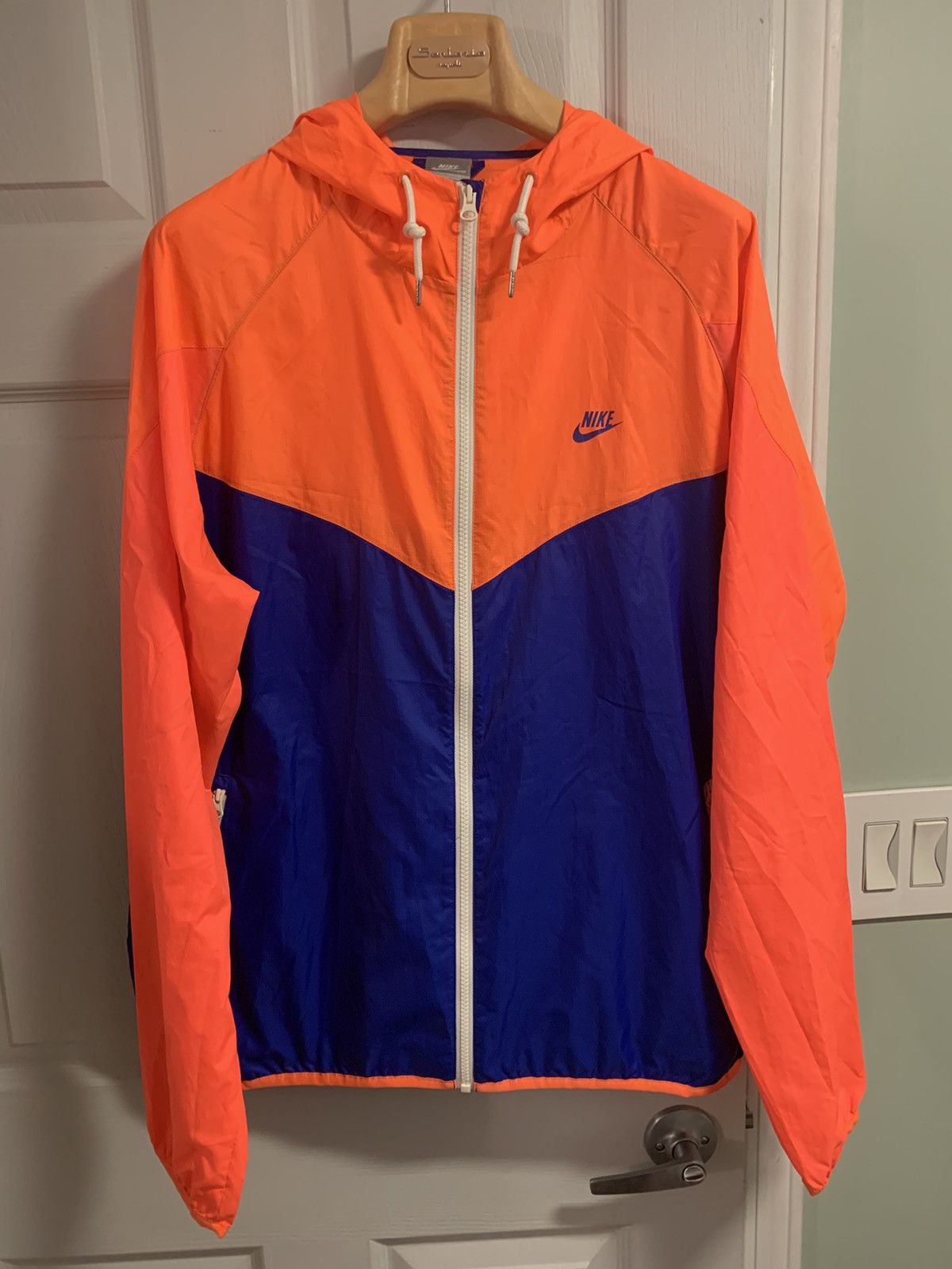 Nike Nike Windrunner Windbreaker Jacket Orange Blue | Grailed