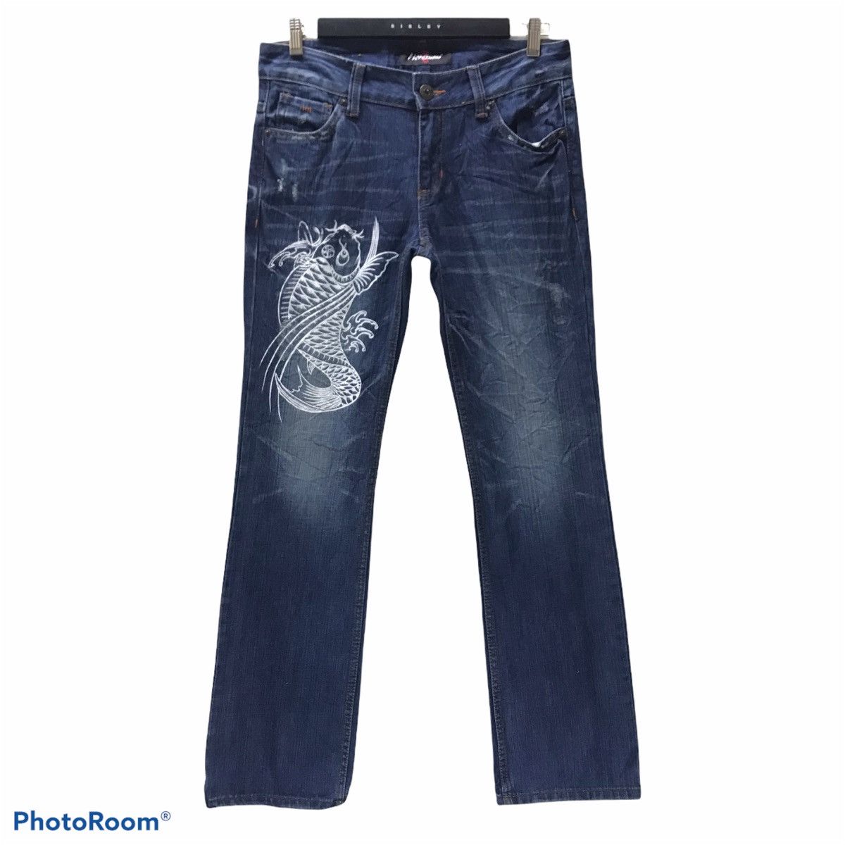 Dragonfly × Japanese Brand Japanese Brand HORIZUMI Denim Fish Koi ...