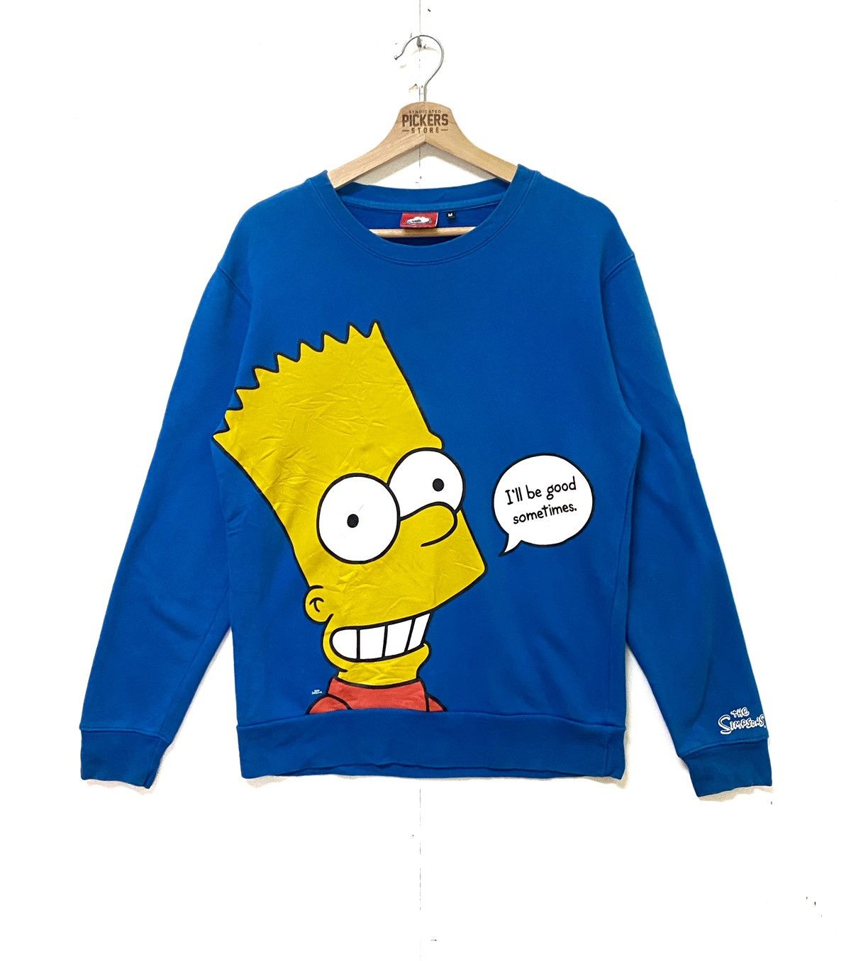 The Simpsons The Simpsons Sweatshirt Pullover Spellout BigLogo Medium ...
