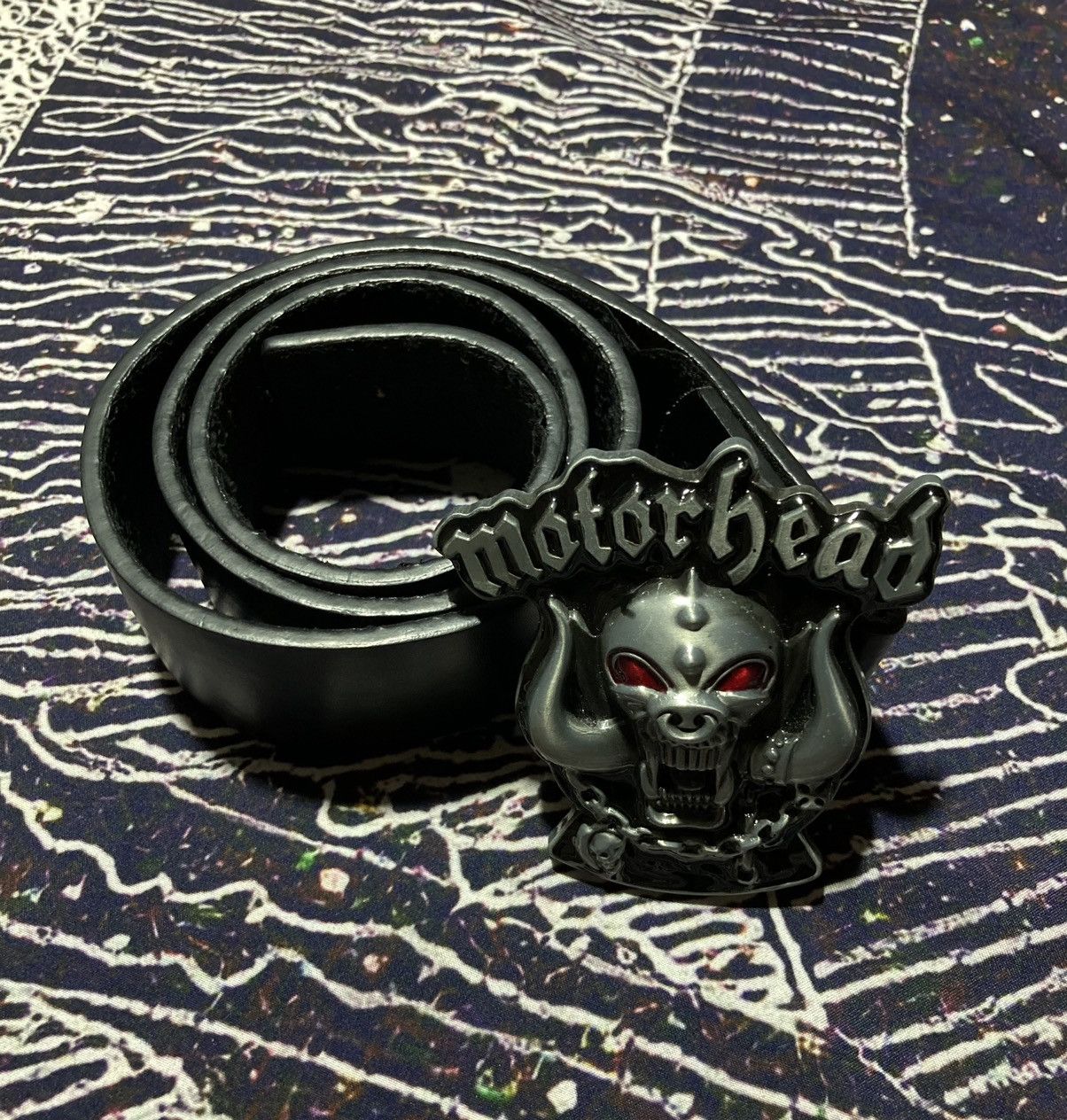 Genuine Leather Rare Motörhead Black Belt | Grailed