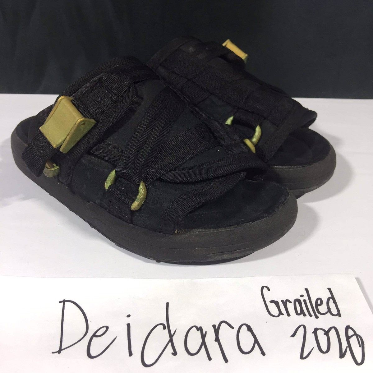 Visvim Visvim x Clot Black Christo Sandals | Grailed