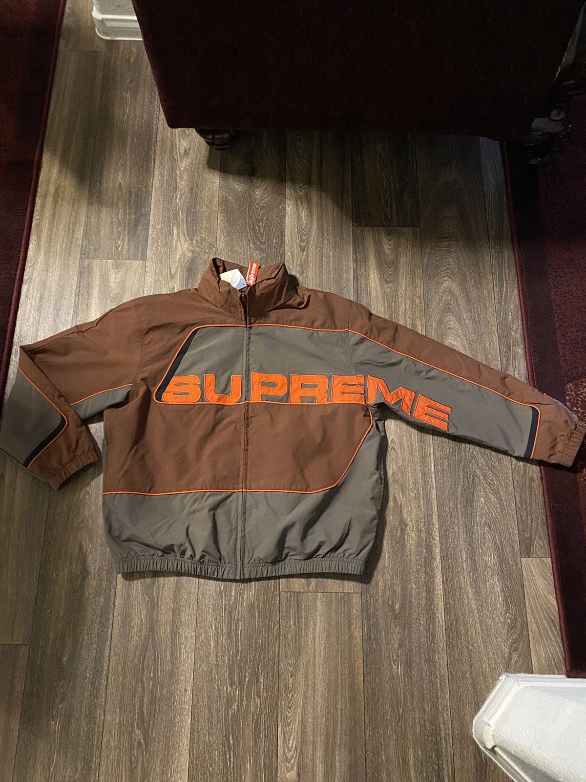 Supreme S Paneled Track Jacket FW21 | Grailed