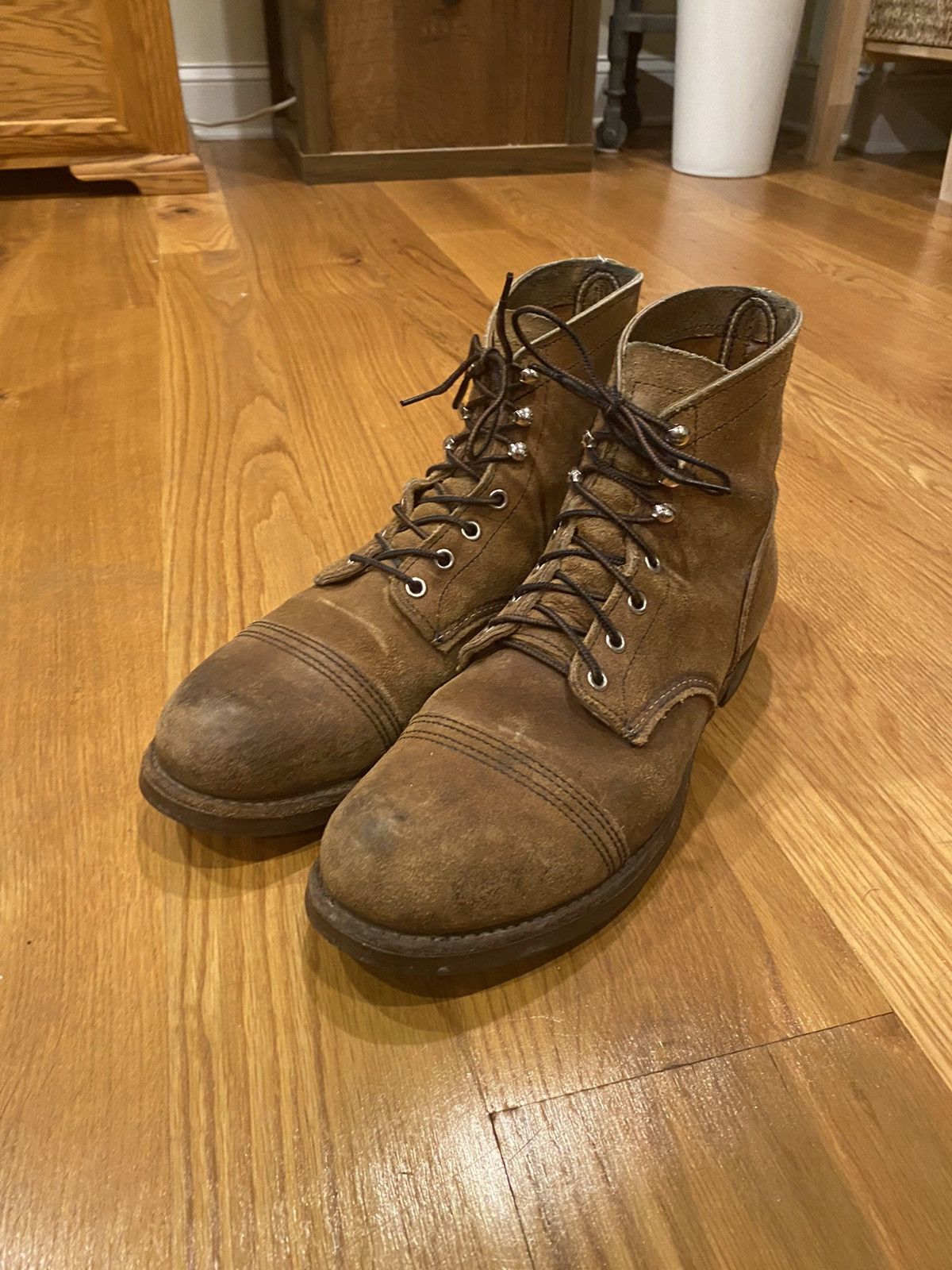 Red Wing Red Wing Iron Ranger Suede Roughout USA | Grailed