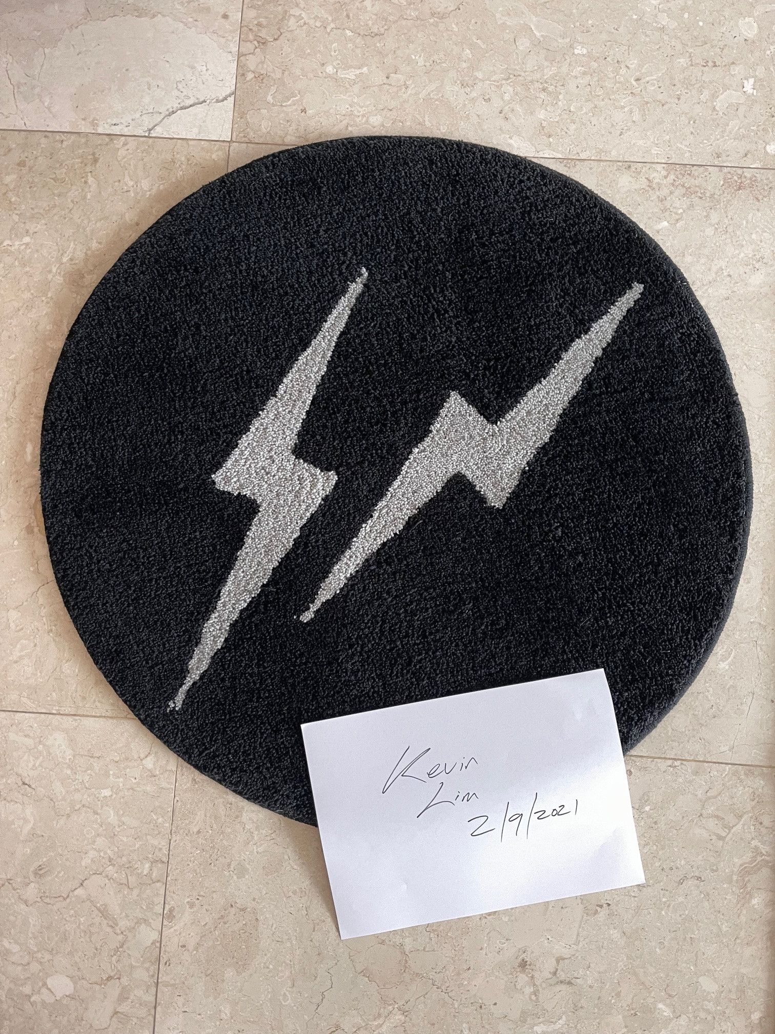 Fragment Design 700MM GREY FRAGMENT X GALLERY 1950 RUG | Grailed
