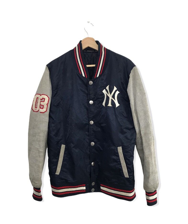 New York Yankees × Varsity Jacket Dope 🔥!! NY Nylon and Cotton Varsity ...
