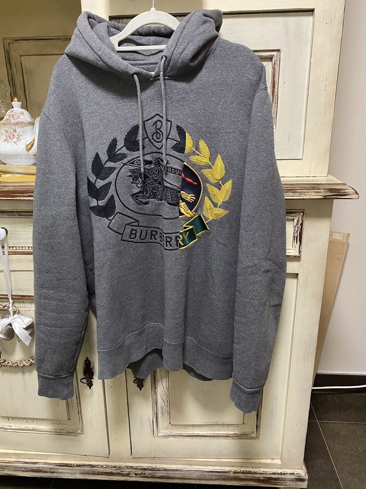Burberry Burberry knight logo hoodie | Grailed