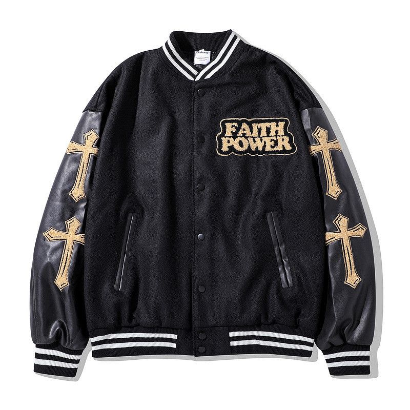 Vintage Faith Power Varsity Jacket | Grailed