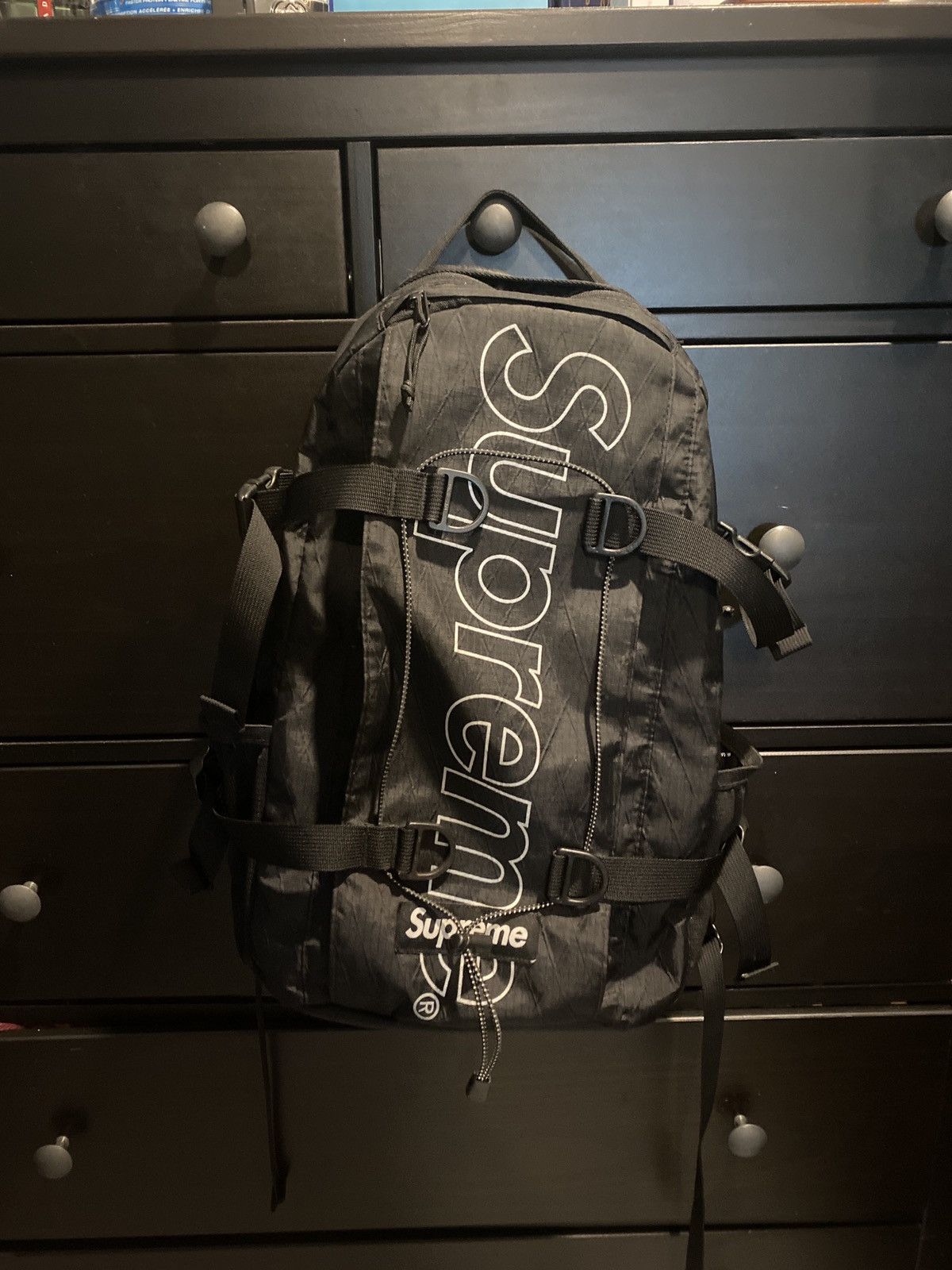 Supreme Supreme FW18 Black Backpack | Grailed