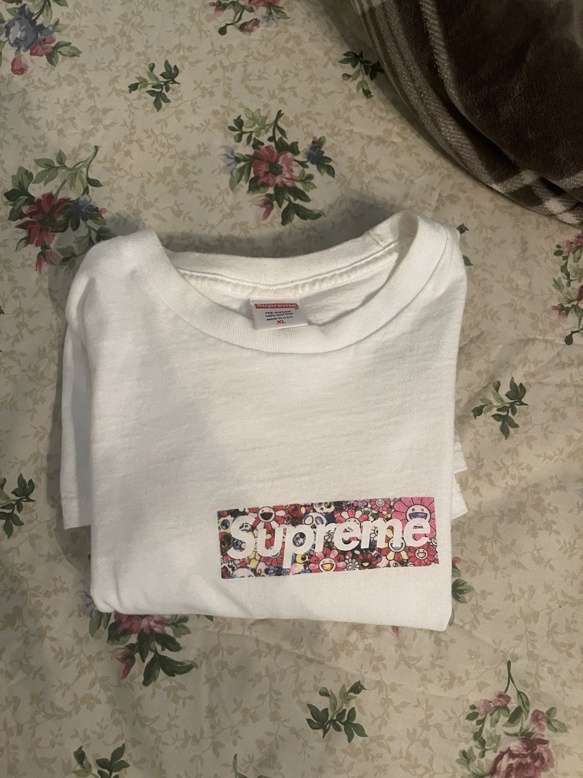 Supreme Supreme x Takashi Murakami (Covid-19) Box Logo Tee | Grailed