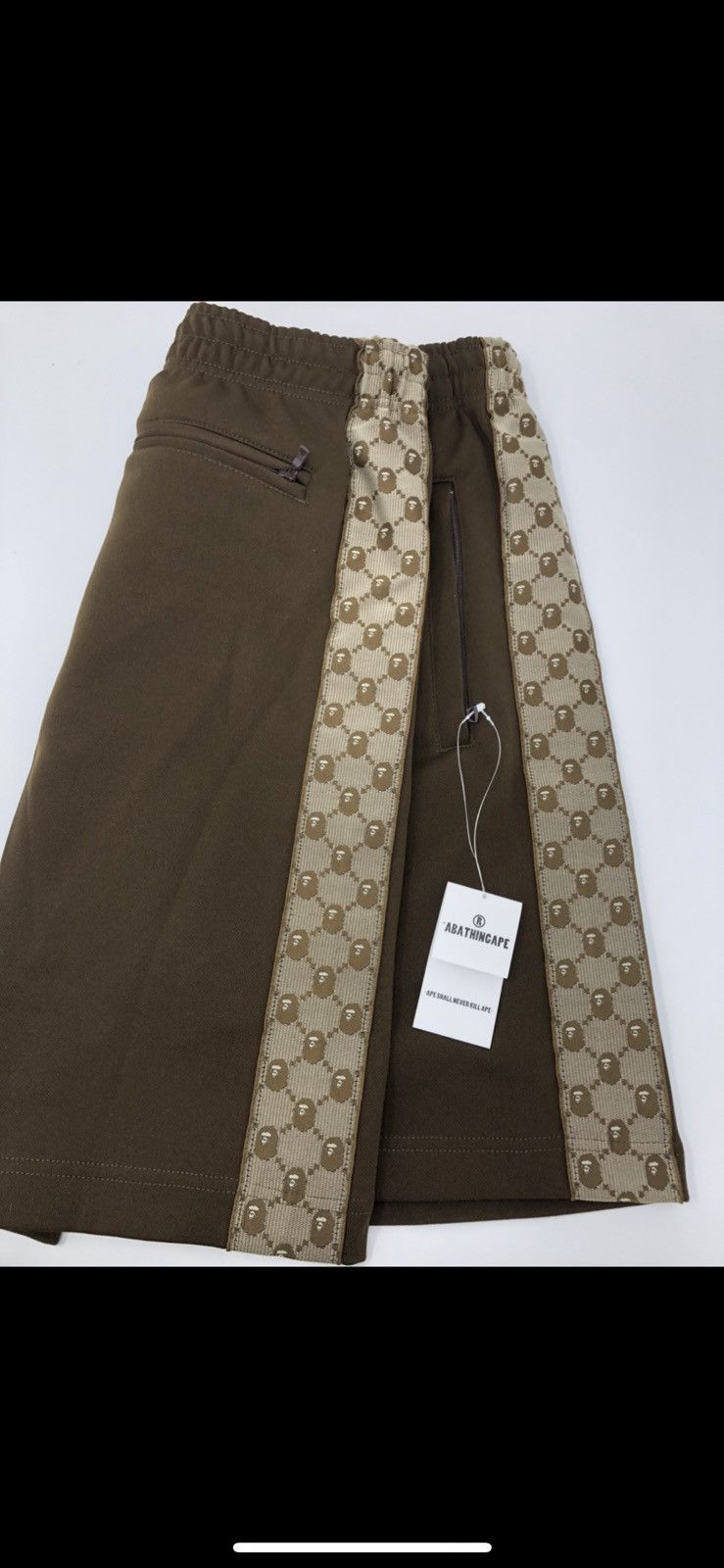 Bape BAPE Monogram Shorts | Grailed