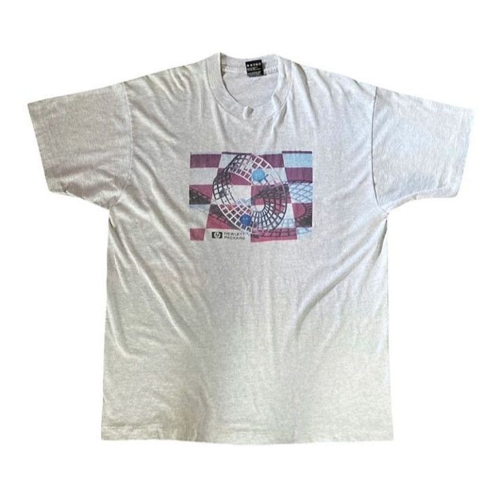 Vintage Circa Early 90s HP Hewlett Packard Graphic Tee | Grailed