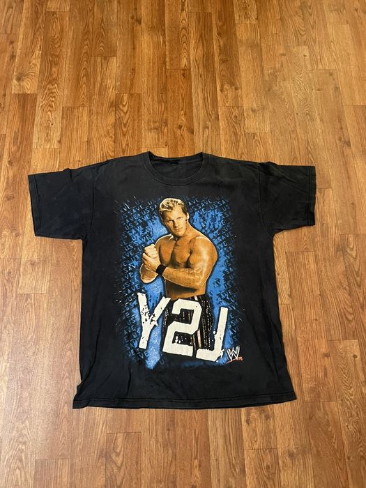 Vintage WWE Chris Jericho Y2J Save Us T Shirt Size Tag Missing Y2K ...