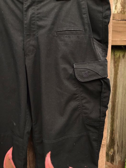 Custom Painted cargo pants | Grailed