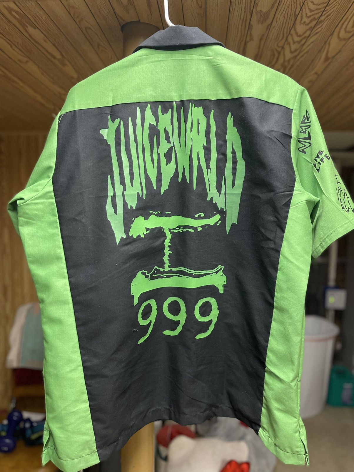 Custom Custom 999 Juice WRLD work shirt | Grailed