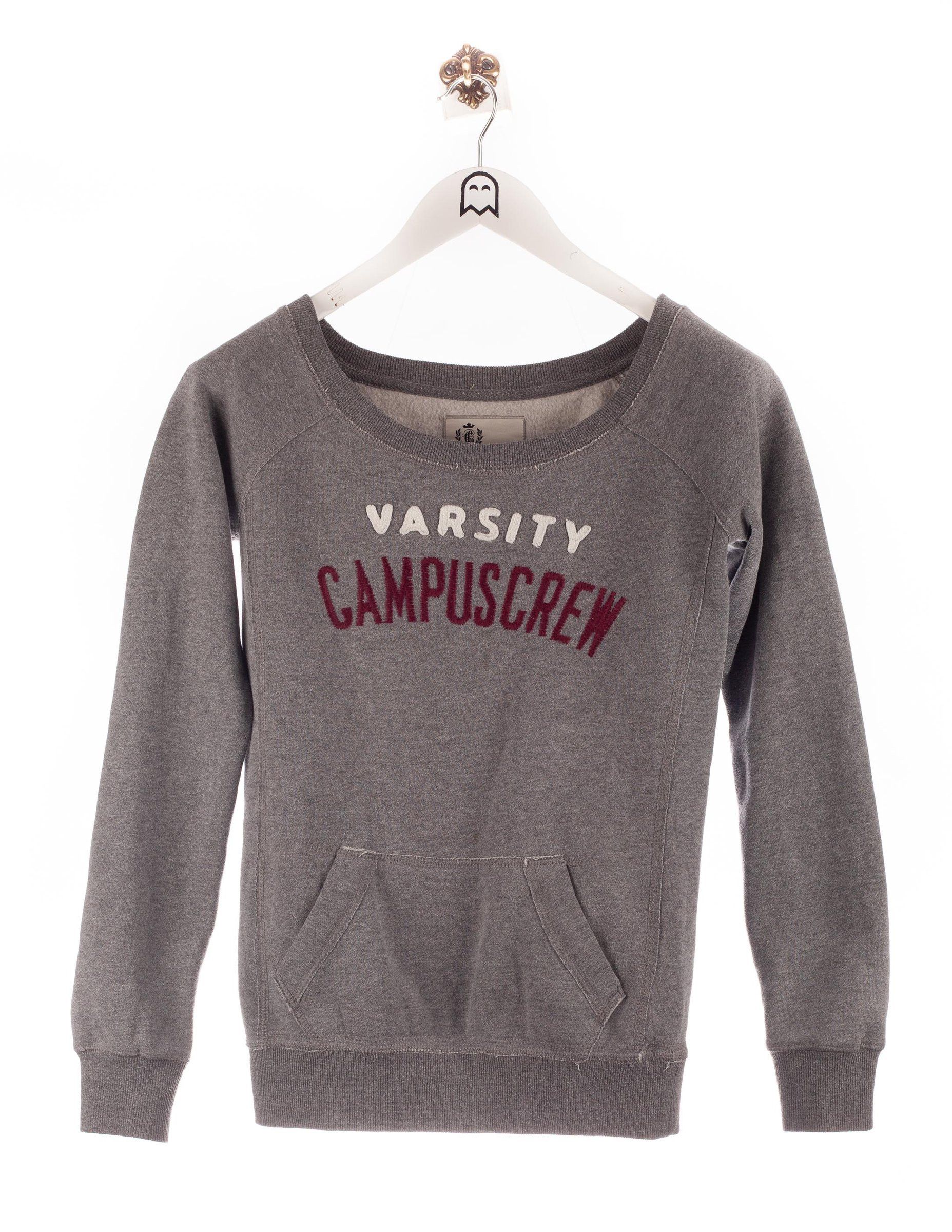 Rare × Vintage Vintage Campus Crew Sweatshirt Campuscrew Stick Grey ...