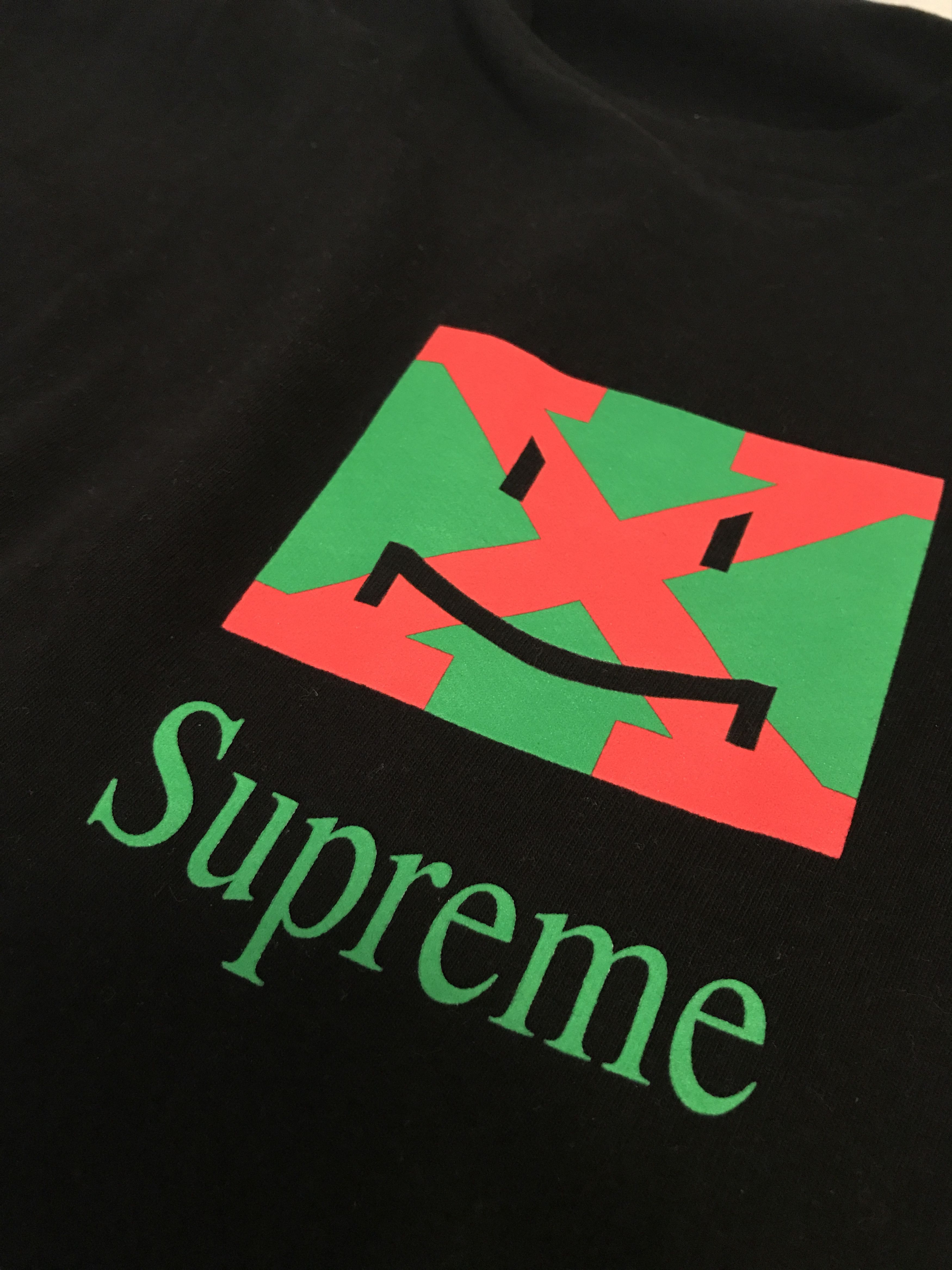 Supreme Supreme X Tee (Smiley Tee) | Grailed
