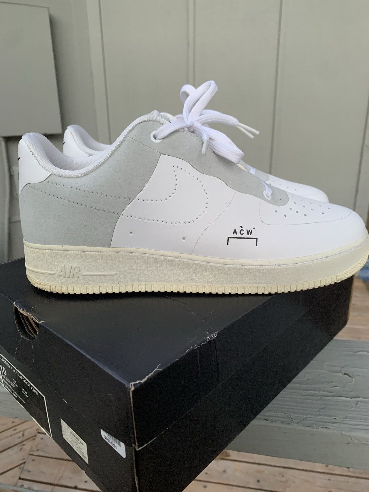 A Cold Wall × Nike A Cold Wall x Air Force 1 Low White ACW | Grailed