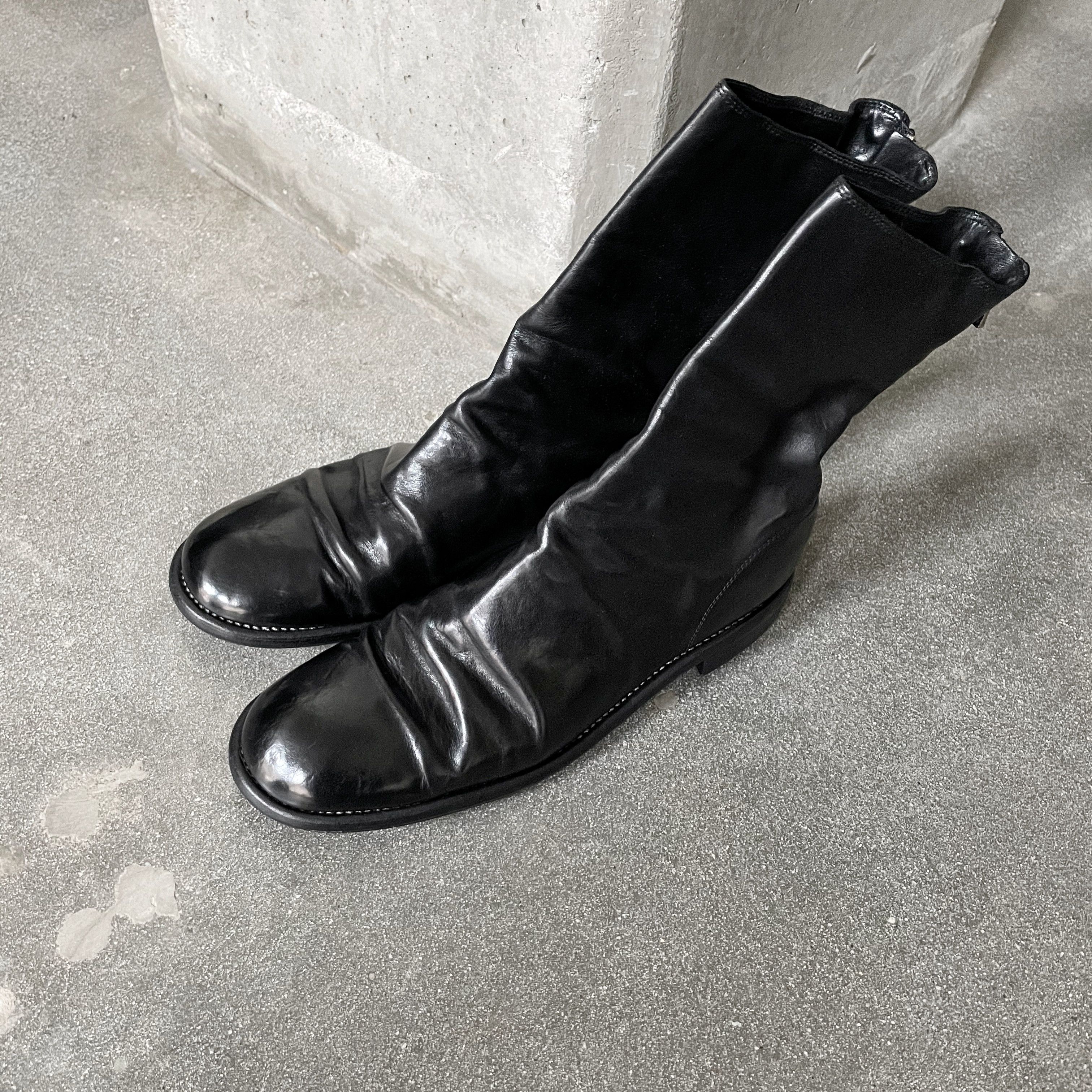 Guidi 988 HORSE LEATHER BACK ZIP BOOT - SZ 45 | Grailed