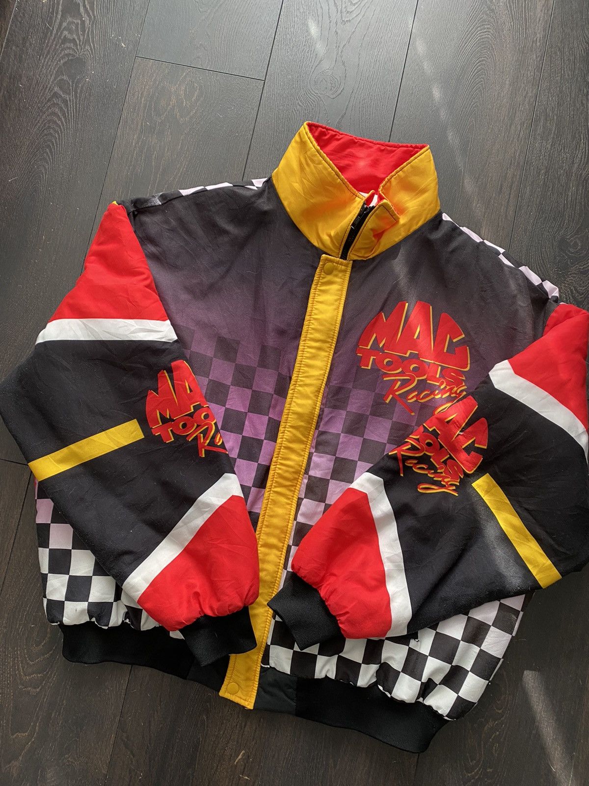 Vintage Vintage 1990’s Swingster Mac Tools Racing Full zip Jacket | Grailed