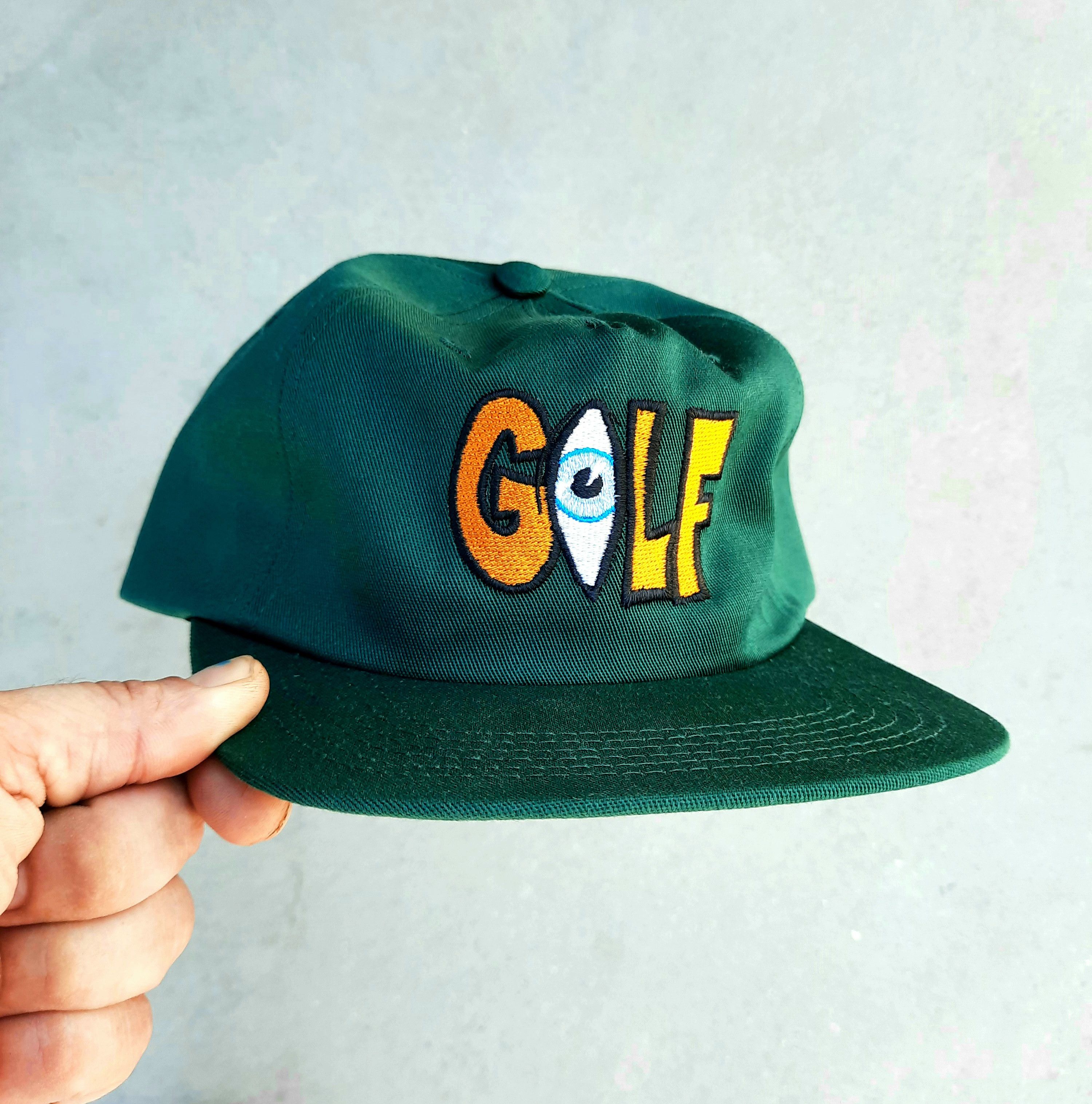 Golf Wang Golf wang snapback hat (dark green) | Grailed