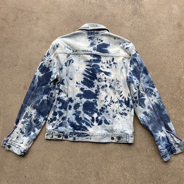 Wrangler S Bleach Storm ☔️ Wrangler Denim Jacket | Grailed