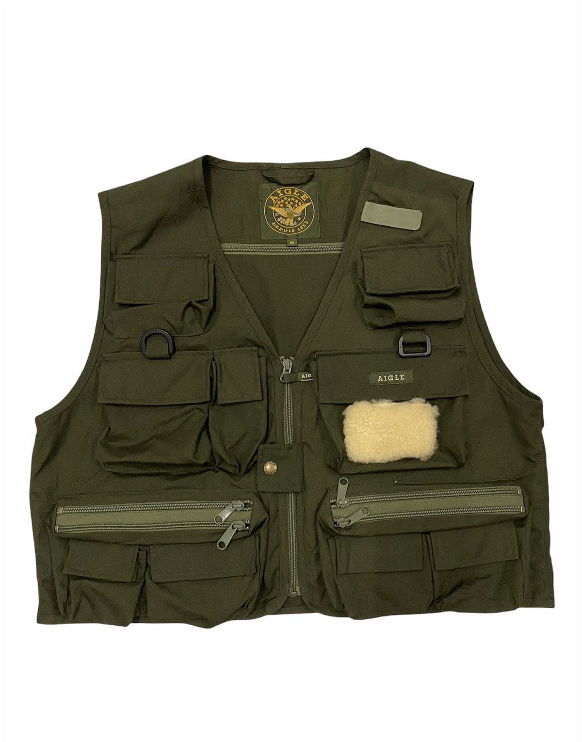 Aigle × Japanese Brand Multipocket Aigle Vest Fishing Army Green | Grailed