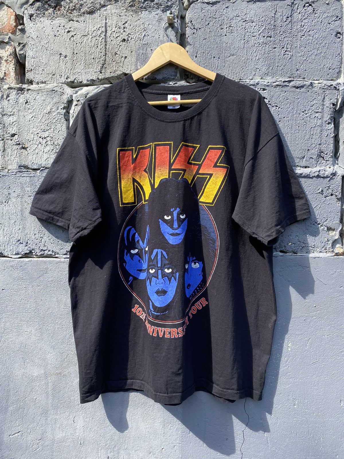 Band Tees × Kiss × Vintage Vintage Kiss 10th Anniversary Tour T Shirt ...