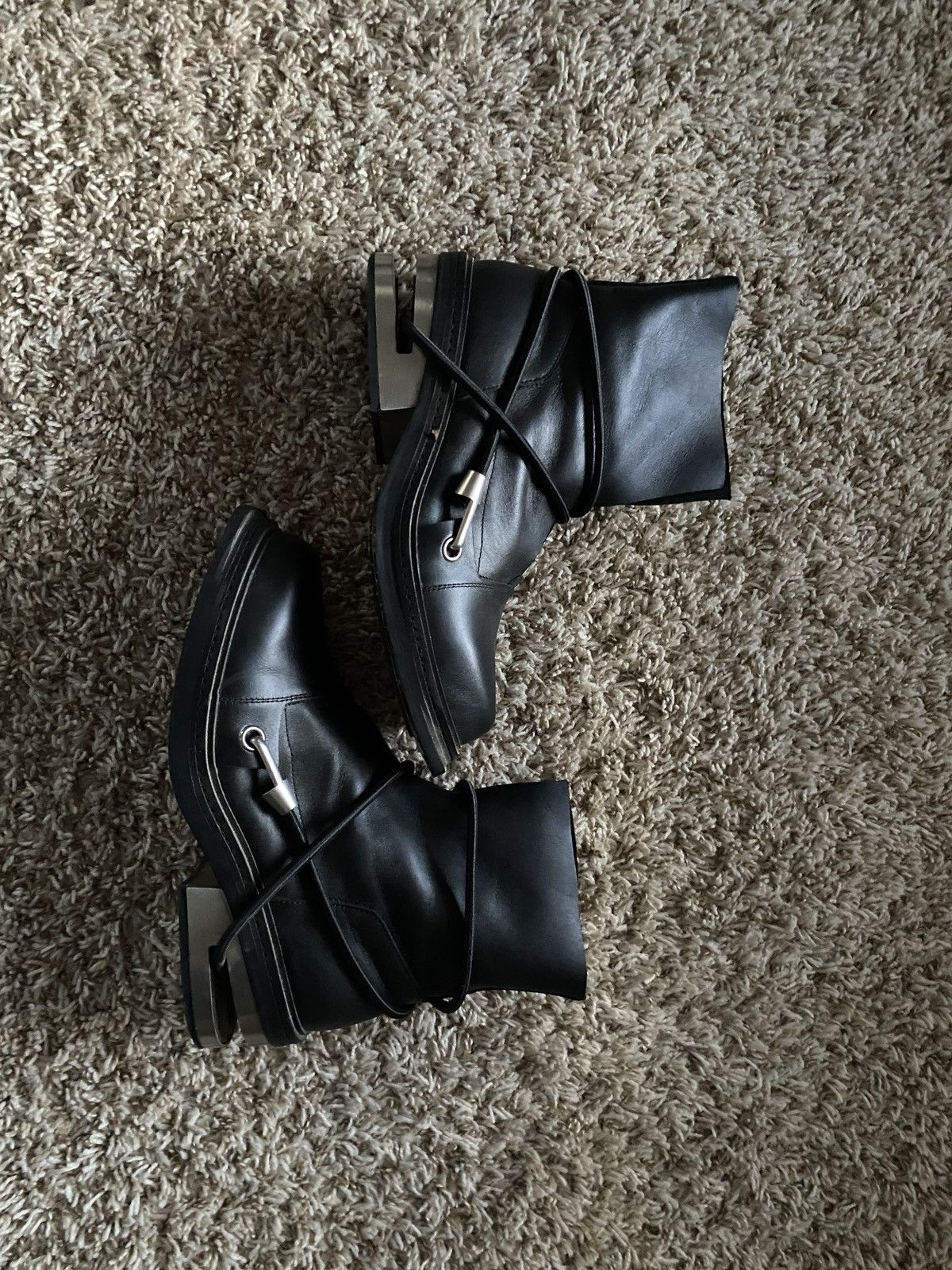 Dirk Bikkembergs AW96 Metal Heel Bungee Boots | Grailed