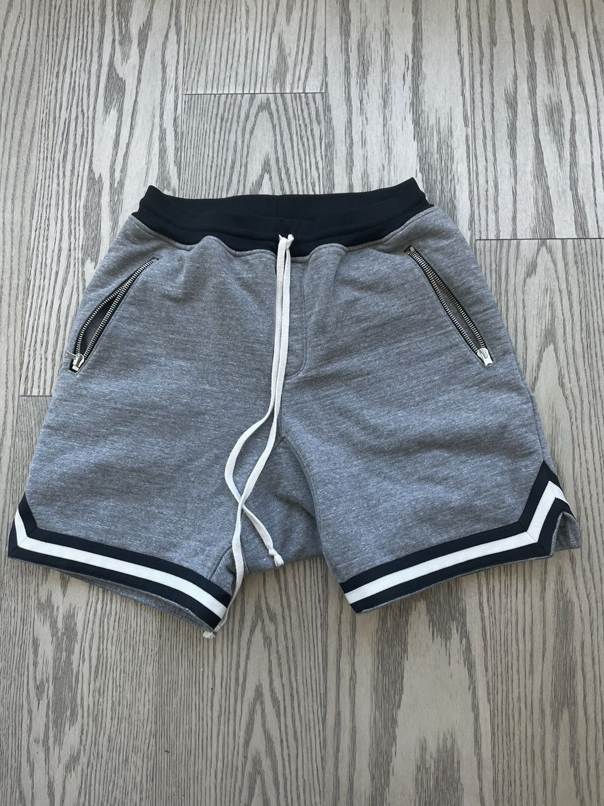 Fear of God Fifth Collection Heavy French Terry Basketball Shorts Grey ...