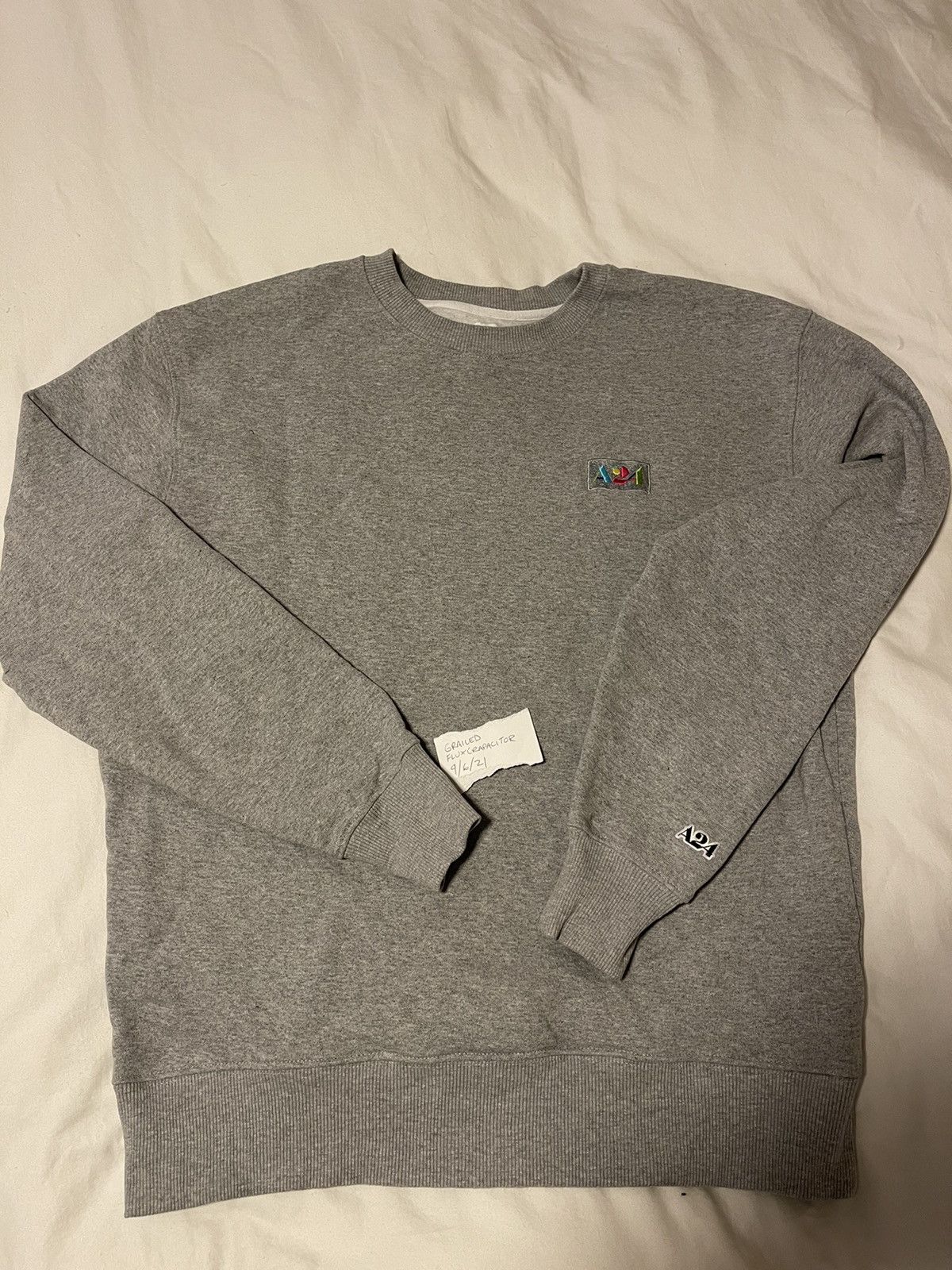 A24 A24 Grey Crewneck Sweater Sold Out Large | Grailed