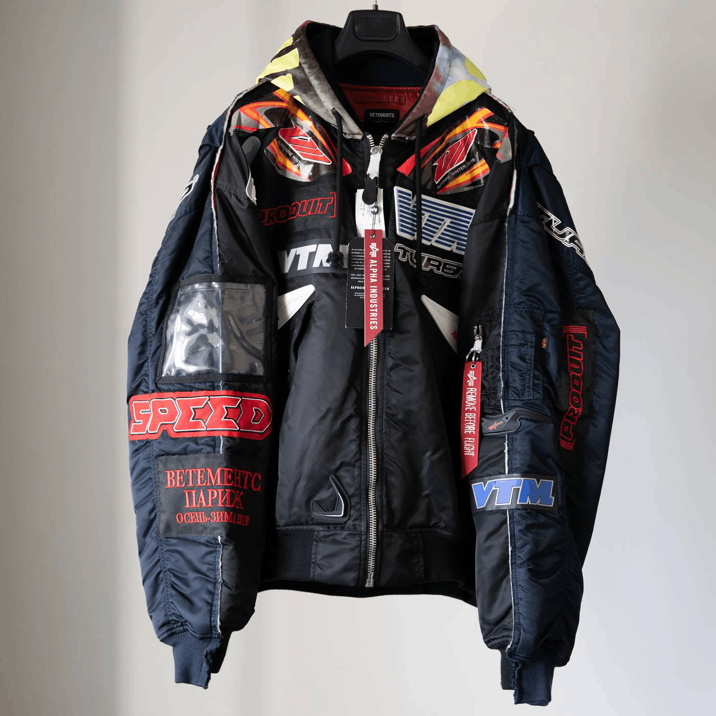 Alpha Industries × Vetements *NWT* 2018FW / Racing Bomber Alpha Industries × Vetements *NWT* 2018FW / Racing Bomber