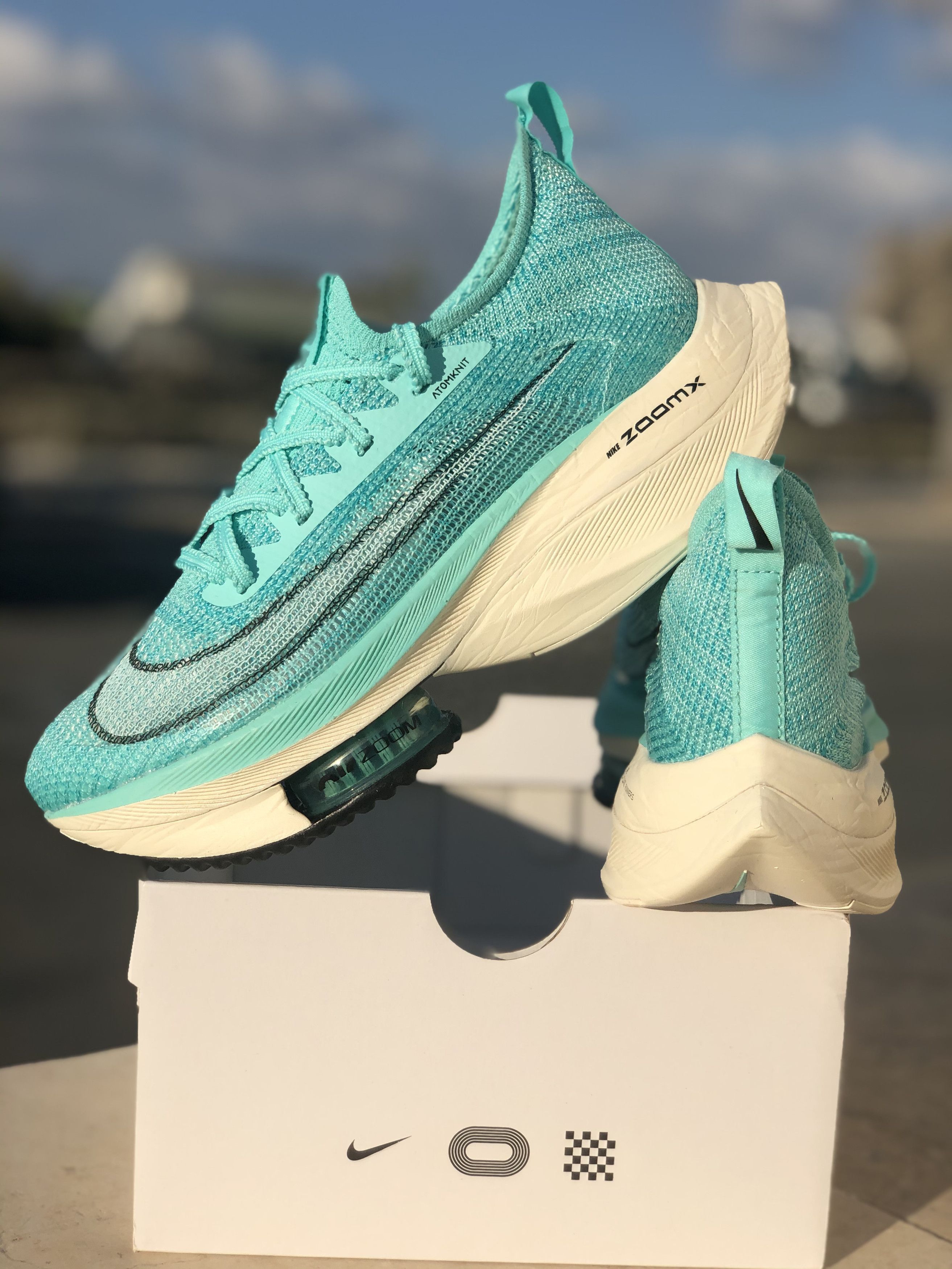 Nike Nike Wmns Air Zoom Alphafly Next% Hyper Turquoise White | Grailed