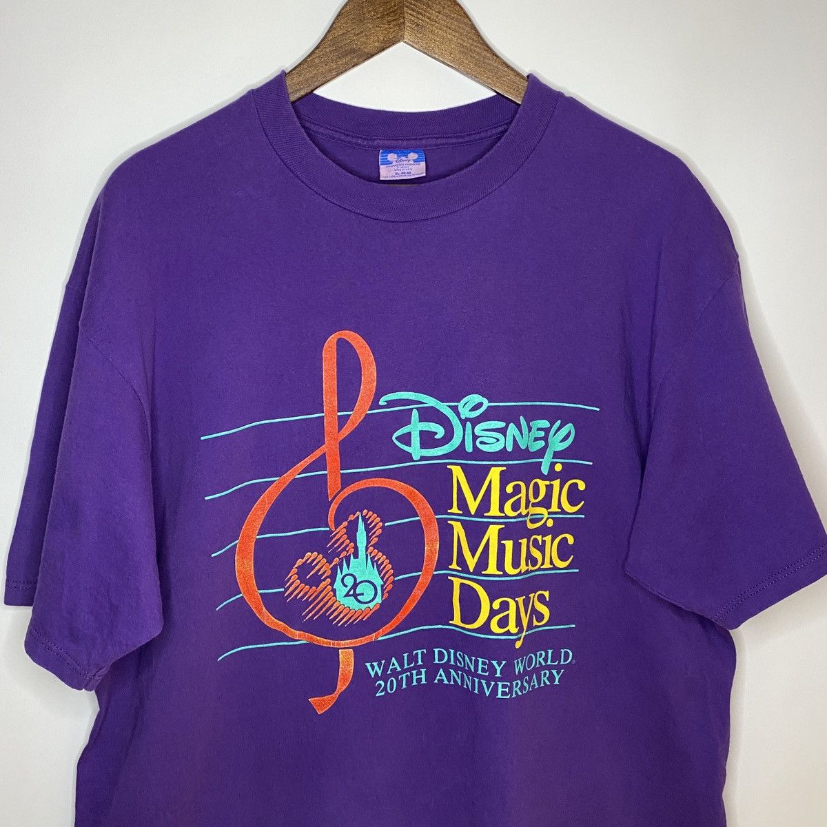 Disney × Vintage Vintage 80s Disney Magic Music Days 20th Anniversary T ...