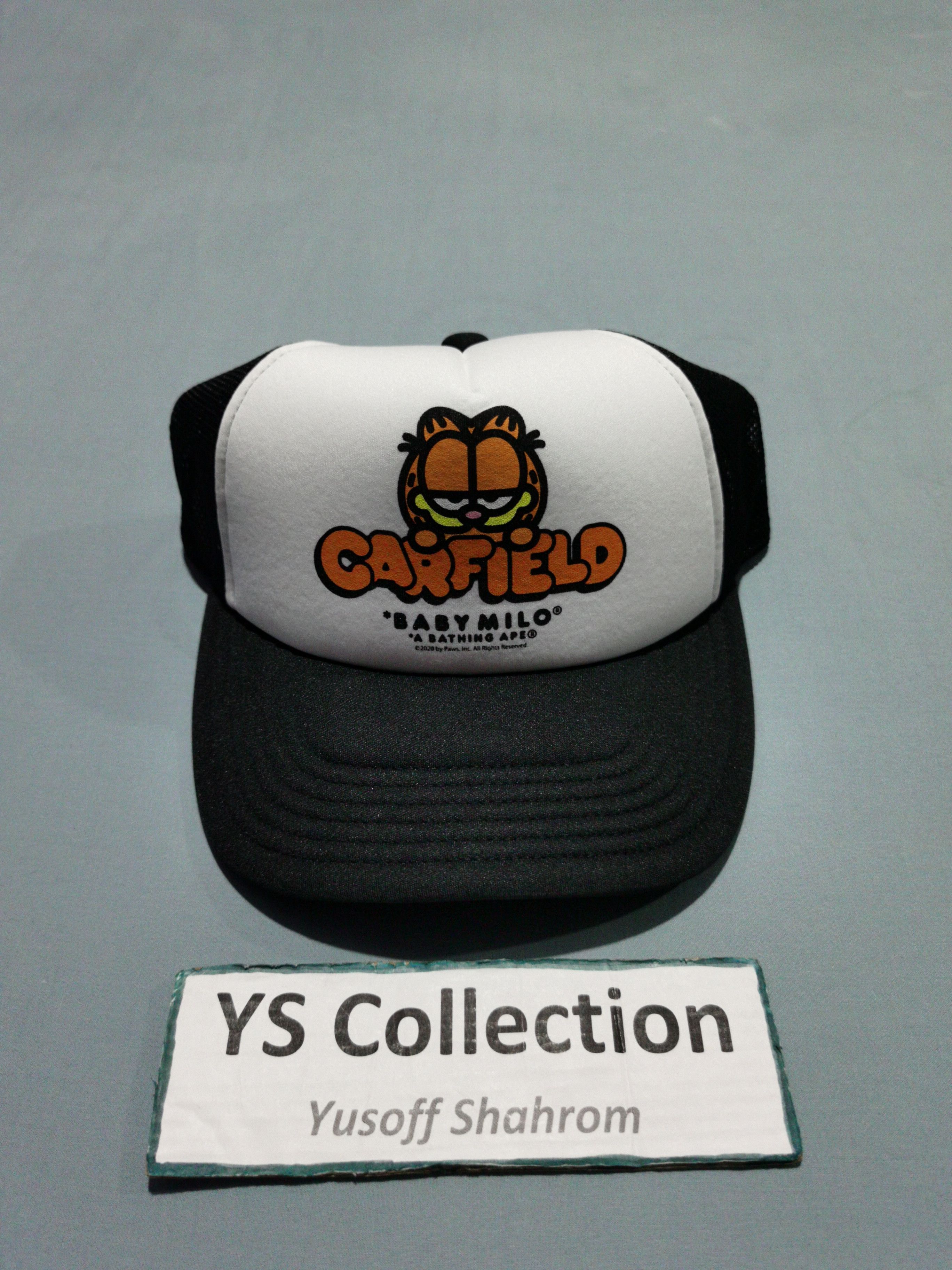 Bape × Garfield Bape x Garfield Snap Back Mesh Cap | Grailed