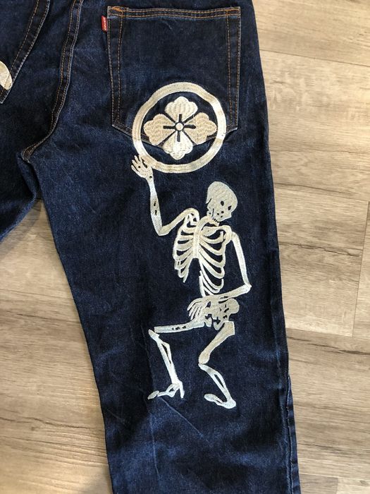 Evisu Evisu Lotus Flower Jeans | Grailed