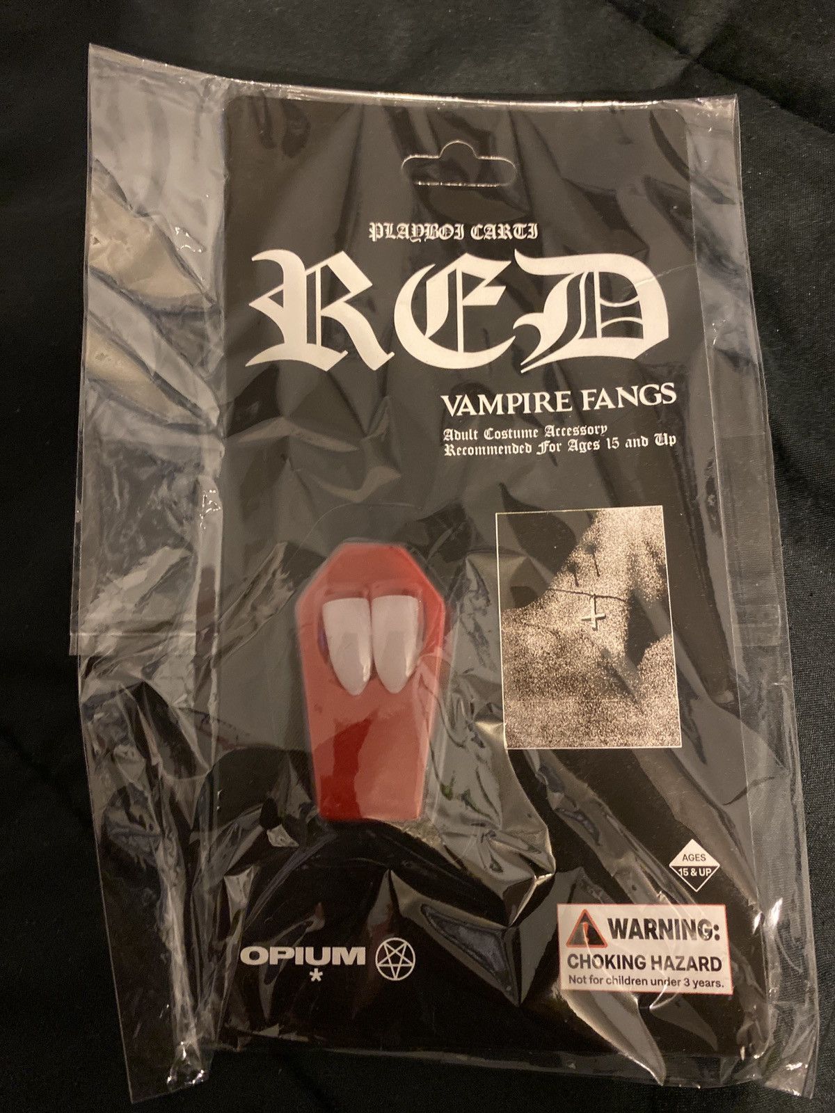 Playboi Carti Playboi Carti WLR WholeLottaRed Vampire Fangs Novelty Toy ...