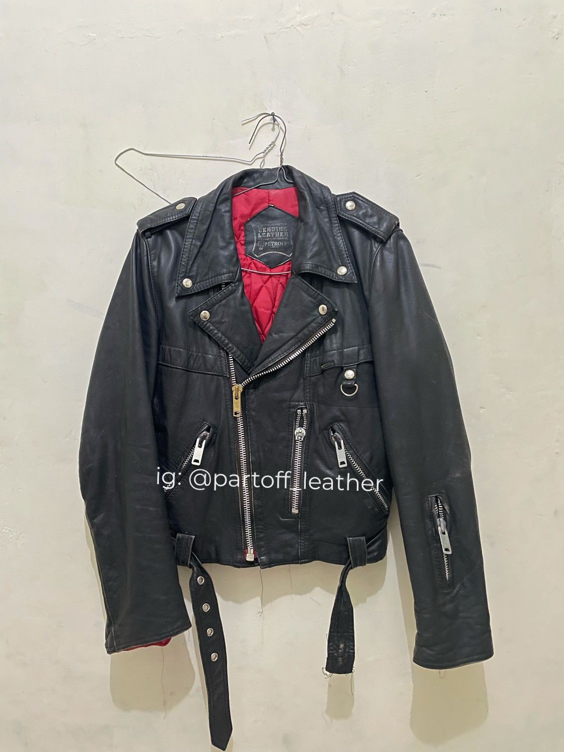 Vintage Petroff Leather Jacket Original S | Grailed