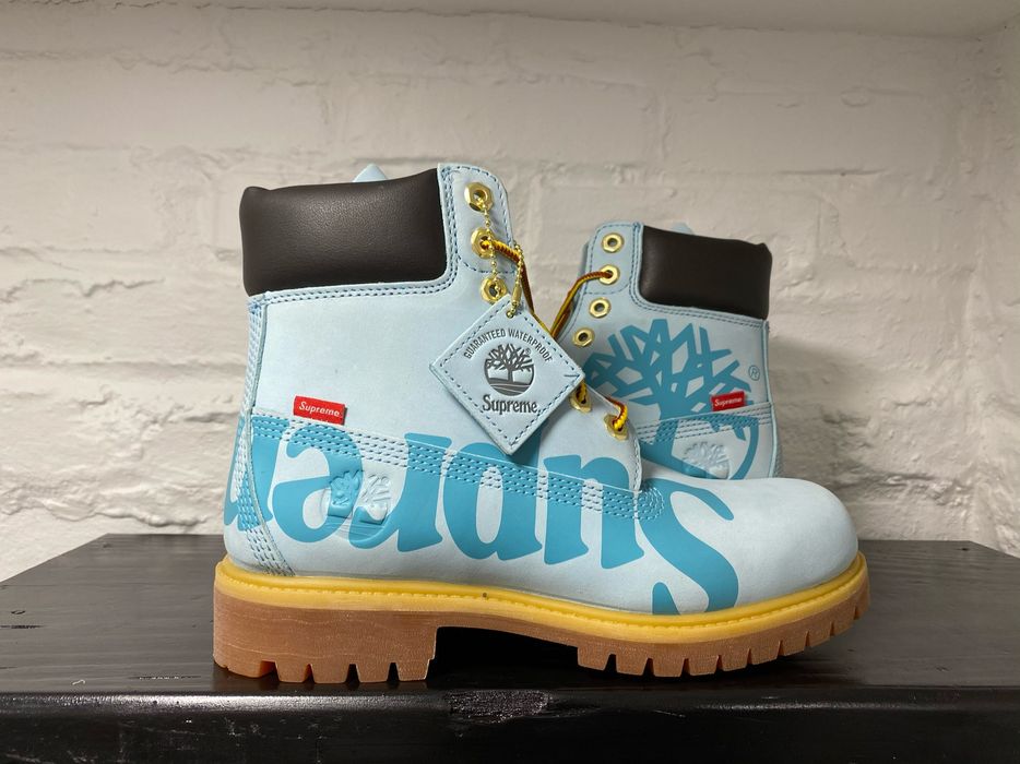 Supreme Timberland 6' Supreme Ice Blue [TB0A2MTDBW1] | Grailed