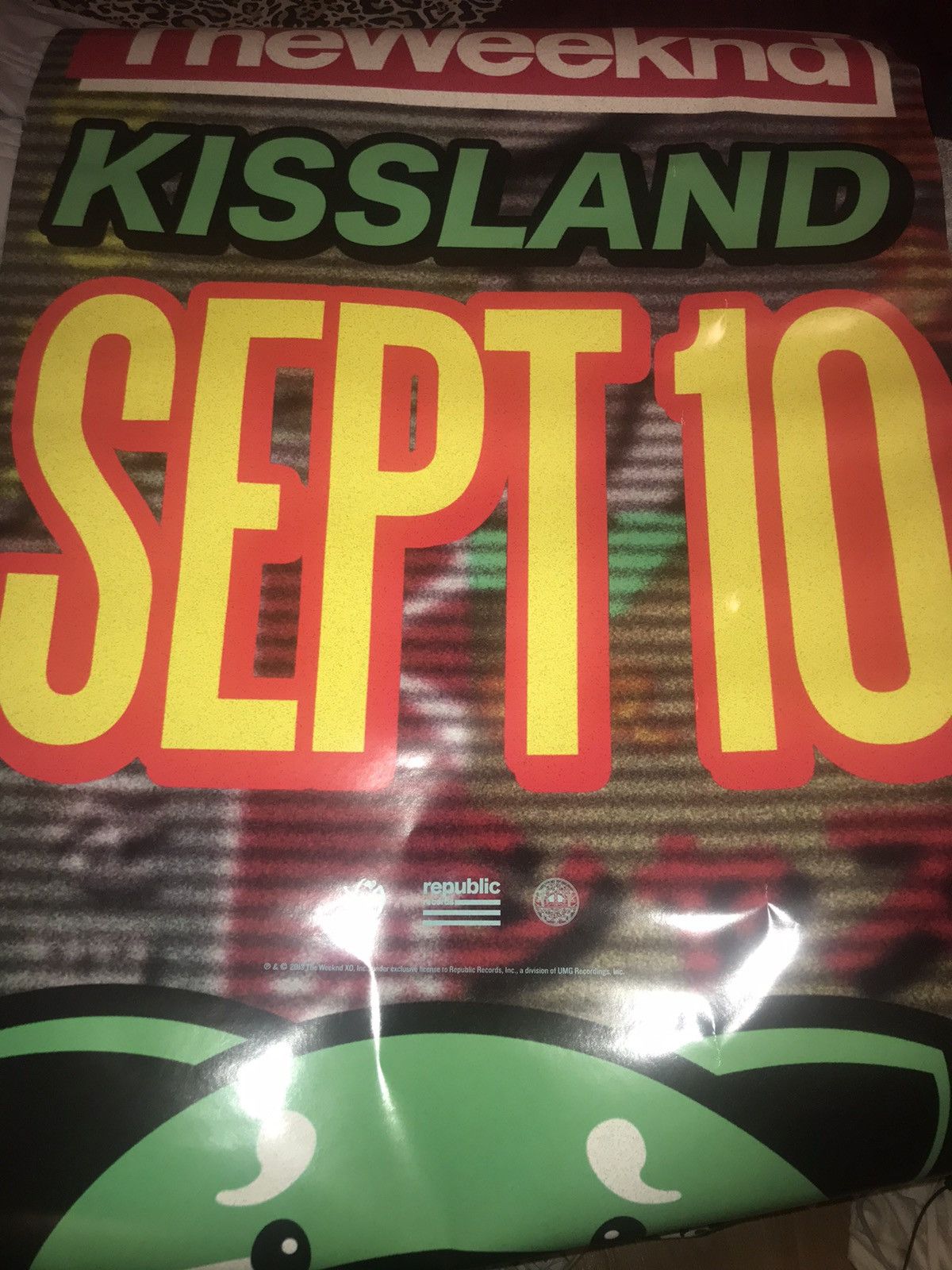 The Weeknd The Weeknd Kiss Land promo poster 2013 | Grailed