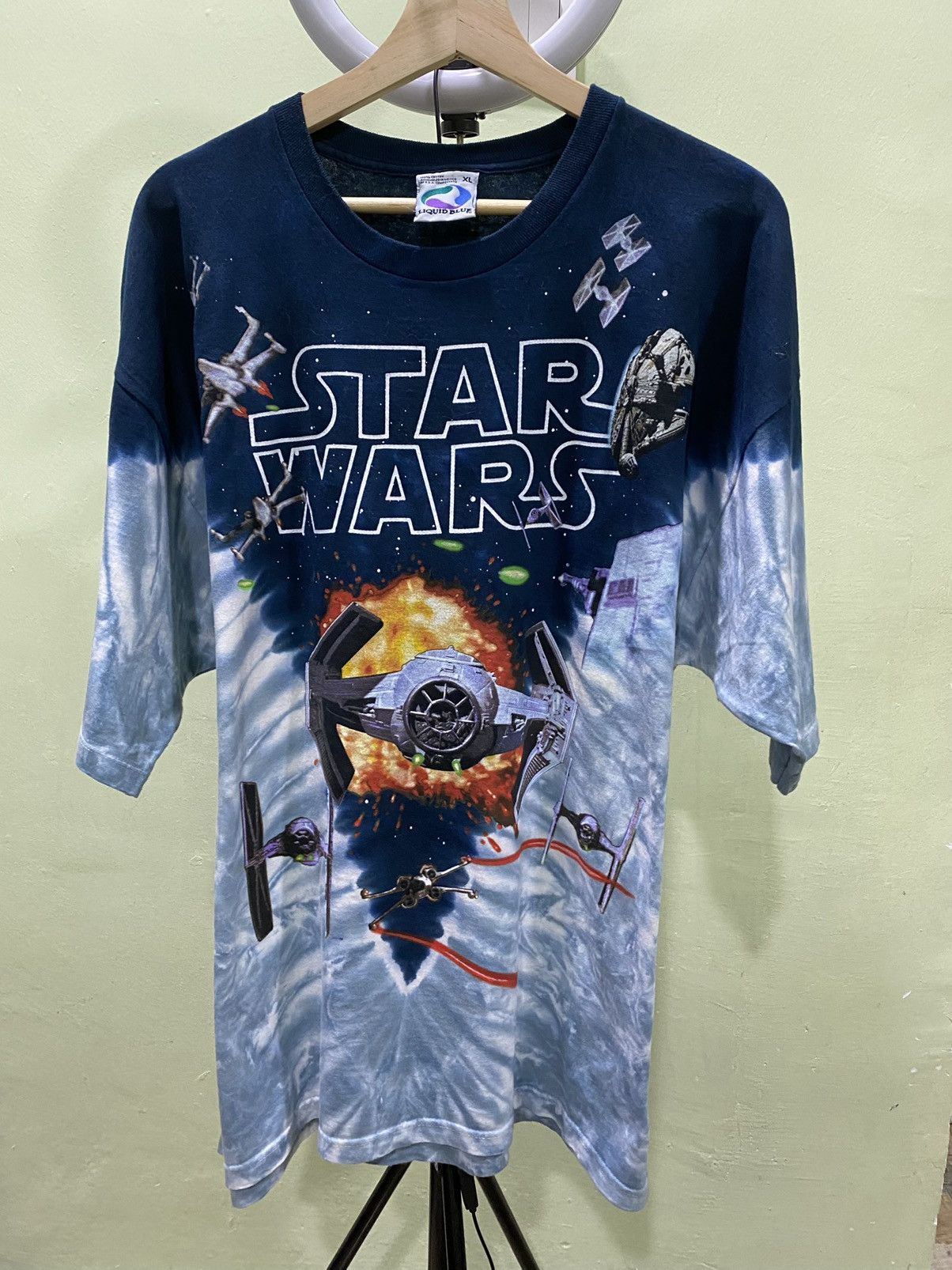 Vintage Vintage 90s Liquid Blue Star Wars | Grailed