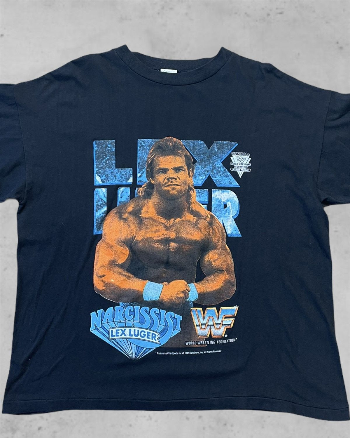 Vintage '92 Lex Luger Narcissist tee | Grailed