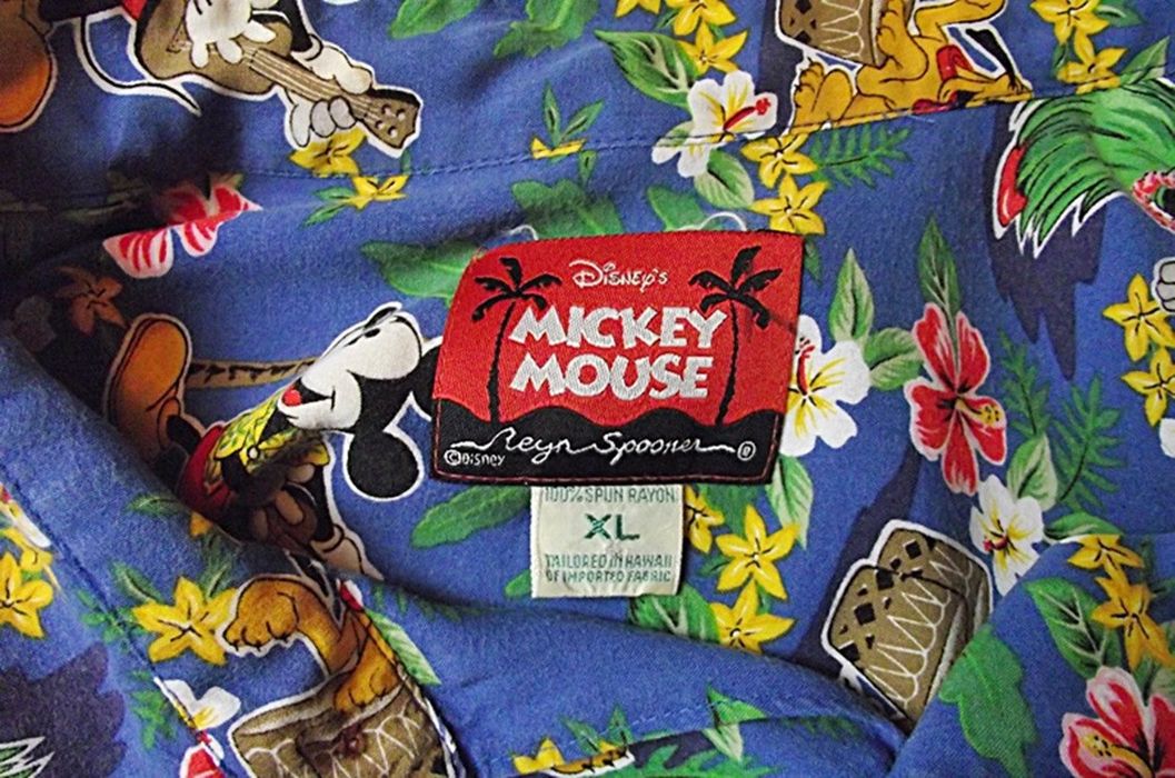 Reyn Spooner 2001 Disney's Mickey Mouse Reyn Spooner Hawaiian Shirt ...